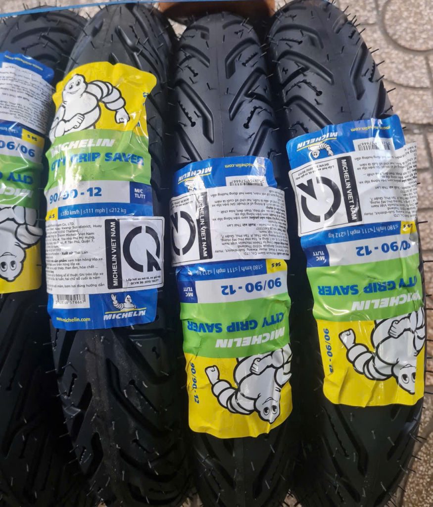 Vỏ Michelin City Grip Saver – Xe Lead 100/90-10 90/90-12 - Phụ Tùng Long Phụng
